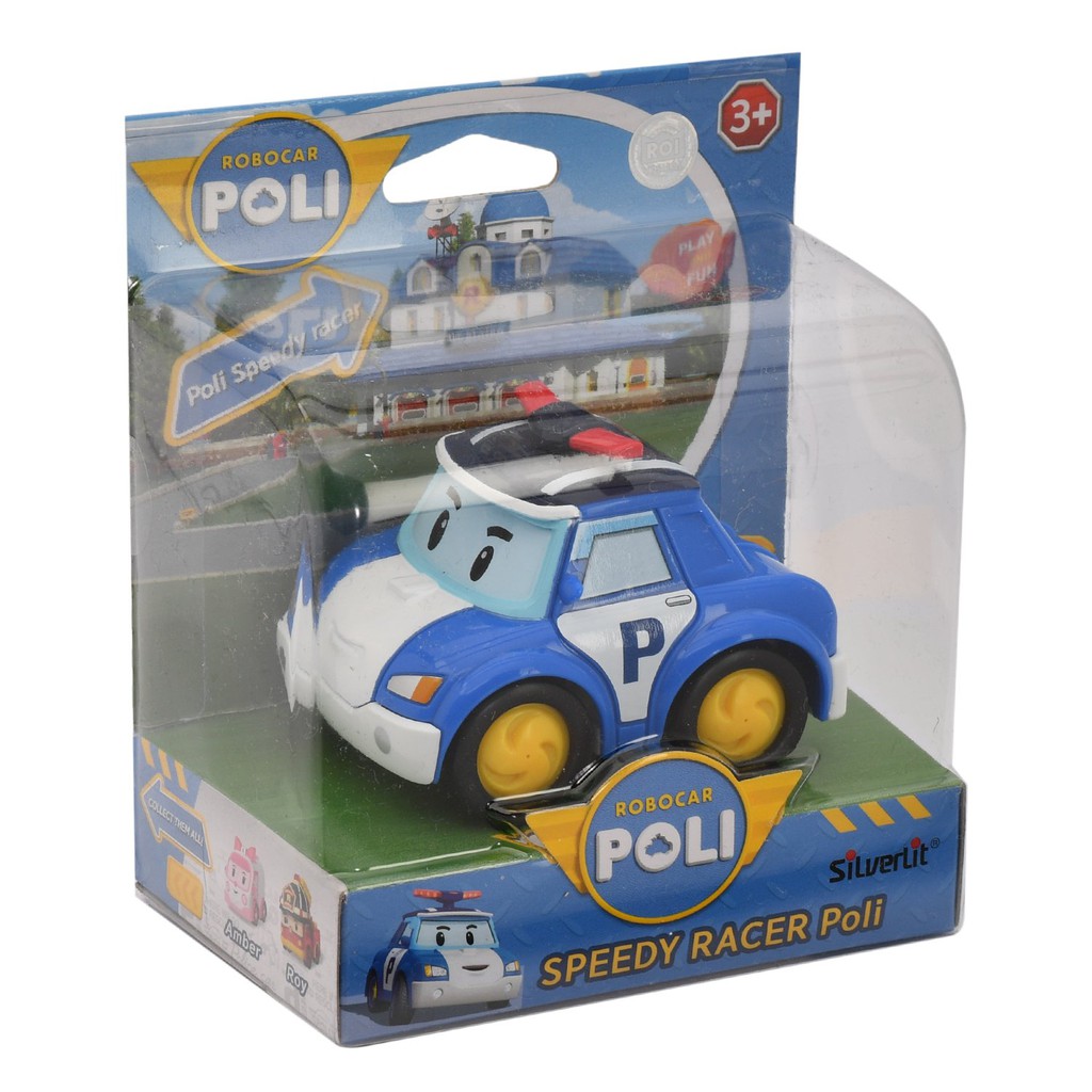 (💯 % Original) Robocar POLI Speedy Racer Toy Car Police Patrol Car ...