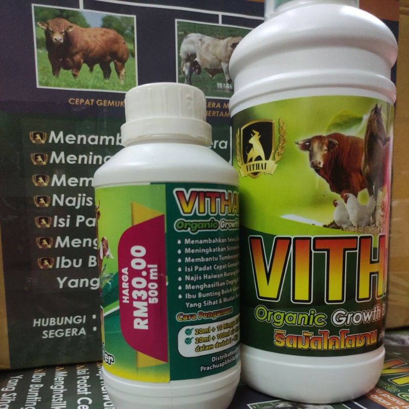 multivitamin vithai organic growth booster 500ml repack | Shopee Malaysia