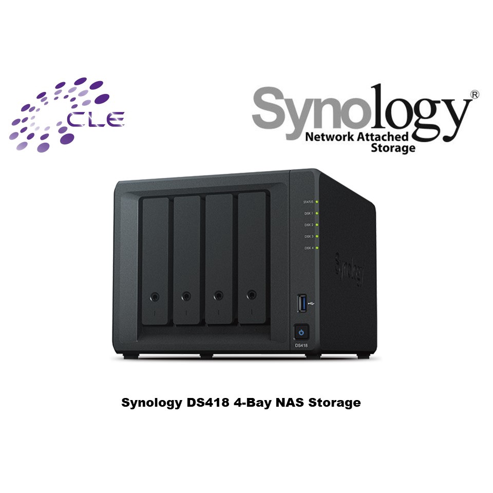 Synology DS418 4-Bay NAS Storage | Shopee Malaysia