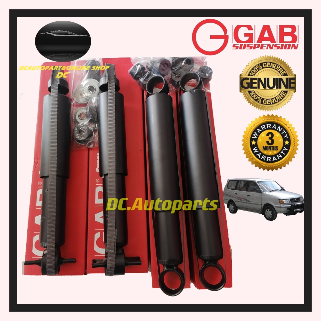 ORIGINAL GAB SUPER PREMIUM ABSORBER TOYOTA UNSER 1.8 KF80 7K / KM36 ...