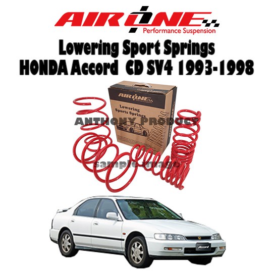 AIRONE Honda Accord CD SV4 1993 - 1998 Sport Spring Lowered Coil Spring ...