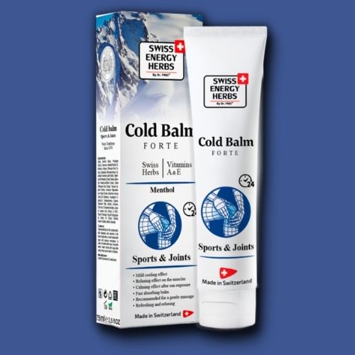 Swiss Energy Herbs COLD BALM 75ml for sports & joints (8 Swiss Herbs ...