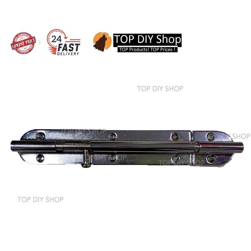 6 Inch Long Stainless Steel Metal Sliding Lock Door Latch Door Bolt ...
