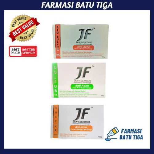 JF SKIN SOLUTION ANTI-ACNE & FUNGAL INFECTIONS BIO SULFUR 2%/ 5%/10% ...