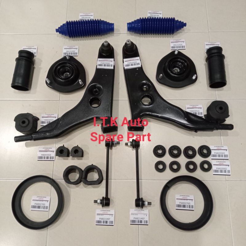 28 ITEM/ FULL SET PROTON WAJA GEN2 PERSONA FRONT LOWER ARM ABSORBER ...