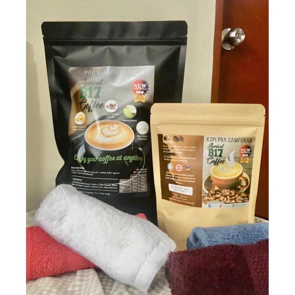 Apricot Coffee Pre Mixed Beverage Food Hot Drink Kopi Aprikot Minuman ...