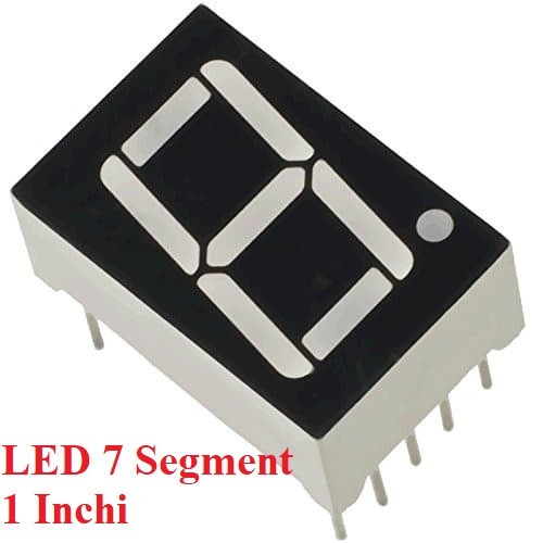 MERAH Led Seven 7 Segment Segment Segment 1 1 Inch 1 Inch Digit Display ...