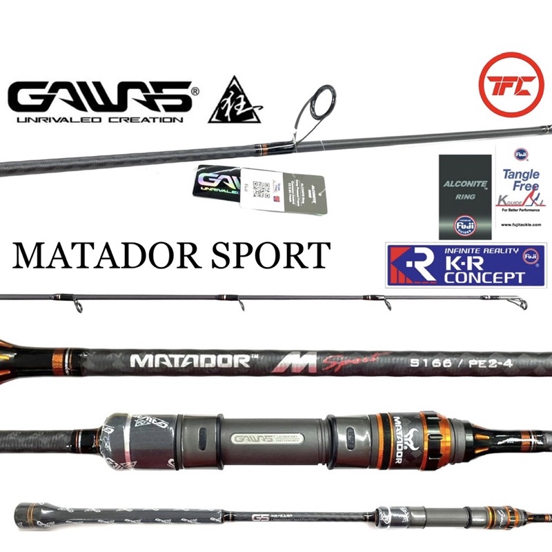 SPECIAL OFFER GAWAS Matador Sport S Fuji Spinning Rod Jigging Fishing ...