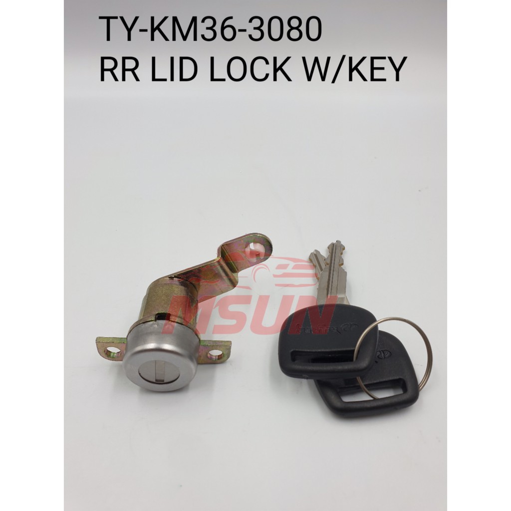 REAR BOOT LID LOCK WITH KEY TOYOTA HIACE LH113 LITEACE KM36 | Shopee ...
