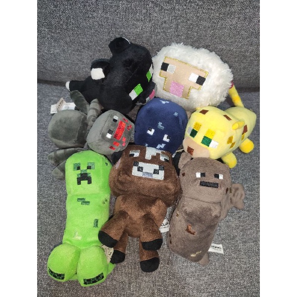 Minecraft Mix Stuffed Plush Series 1 Mojang 7in1 | Shopee Malaysia