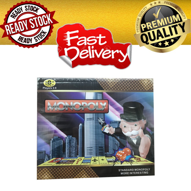 Jutaria Board Game Monopoly Billionaire Millionaire Game Saidina ...