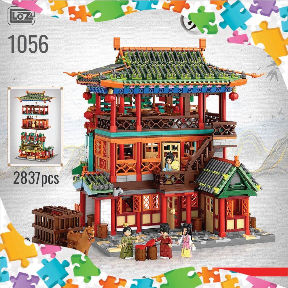 LOZ IDEAS Mini Block 1056 Chinese Ancient Architecture China Trend ...