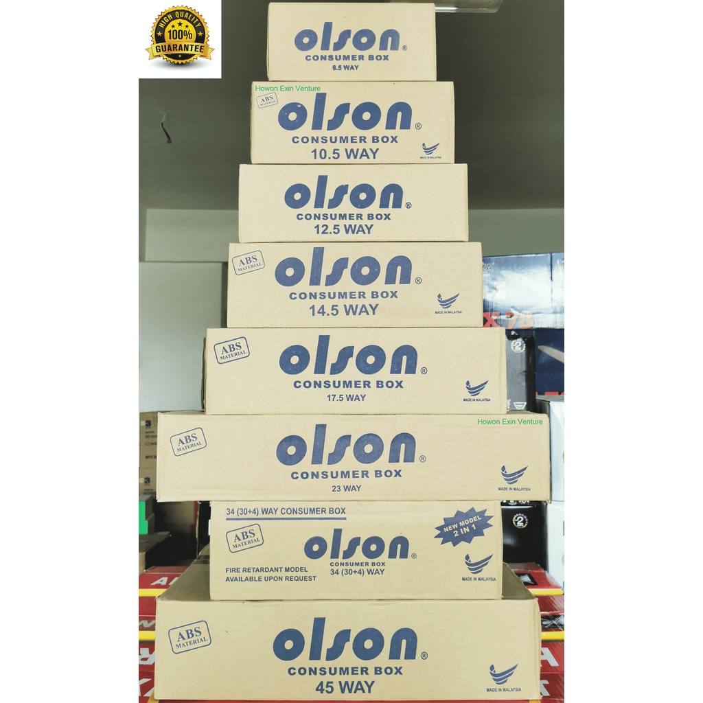 Olson PVC DB Box MCB Box Consumer Box 8.5 Way/10.5 Way/12.5 Way/14.5 ...