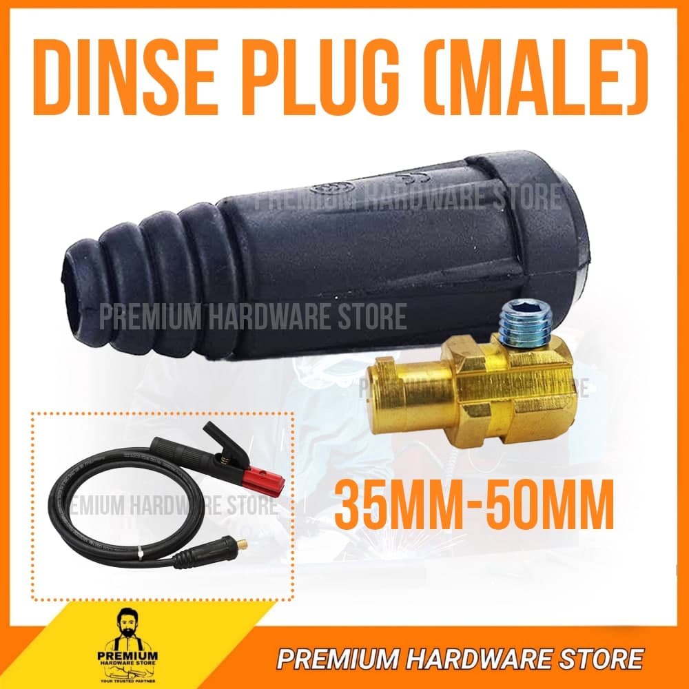 DINSE PLUG (MALE) FOR MIG WELDING 35MM - 50MM | Shopee Malaysia