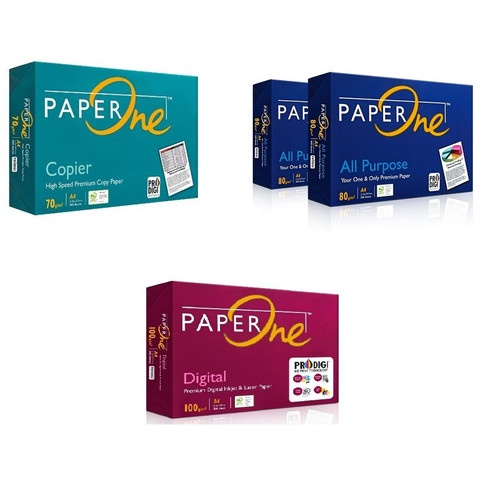 Hvs A4 Paper one Paper 75gr, 80gr and 100gr (PER RIM)/A4 Paperone Paper ...