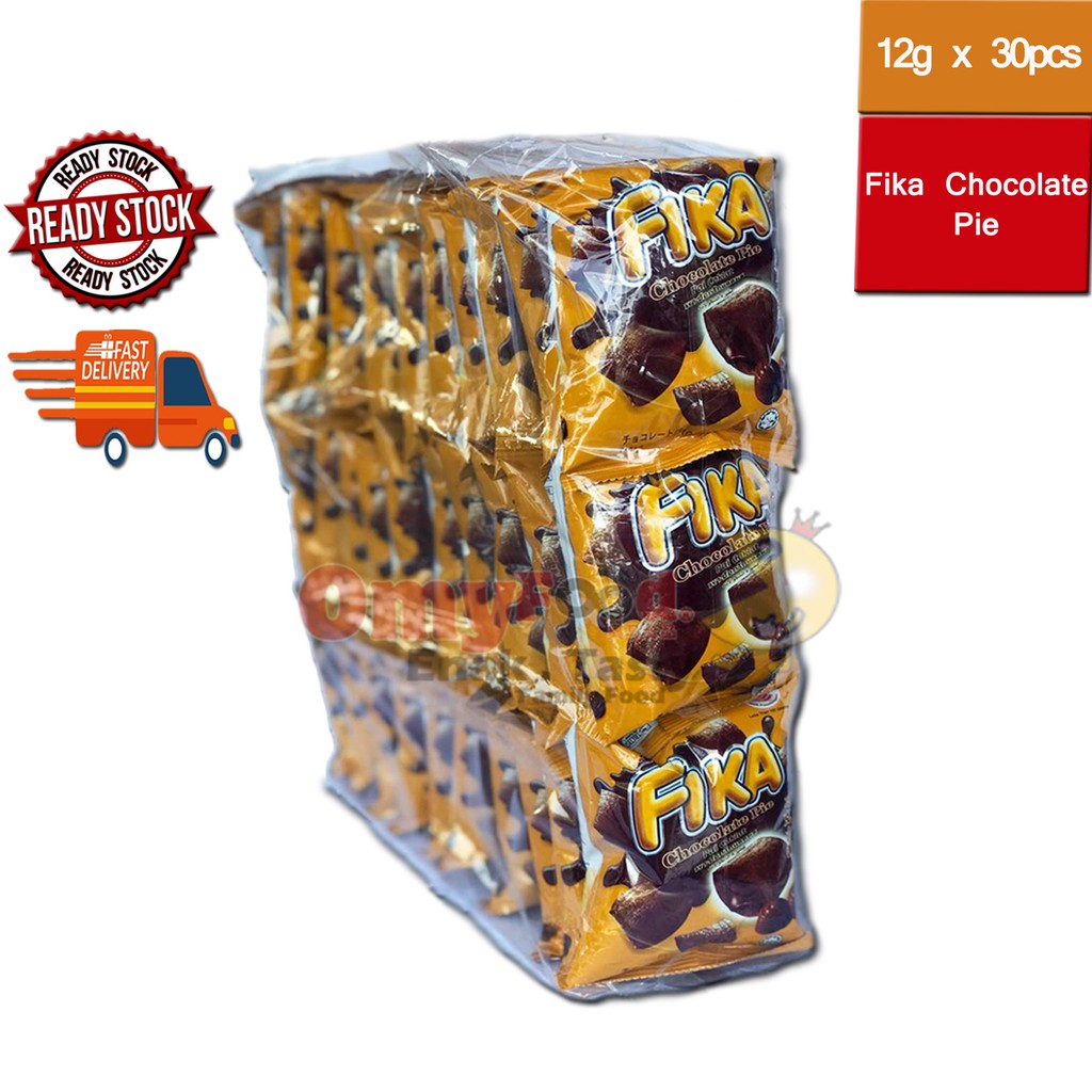 12g x 30pcs Bika [Vegetable / Chicken], Fika Chocolate Pie [OmyFood ...