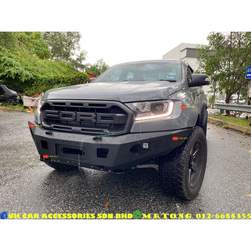 Ford Ranger Raptor Force Steel Besi Front Bumper Bull Bar | Shopee Malaysia