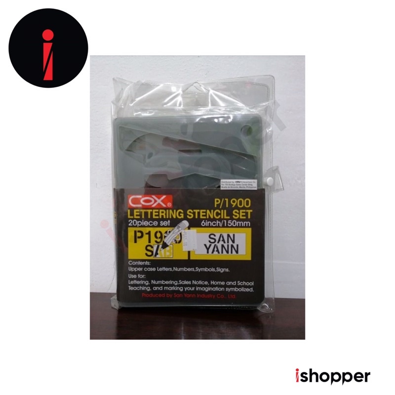 COX Lettering Stencil Set 6 Inch 150mm | Shopee Malaysia