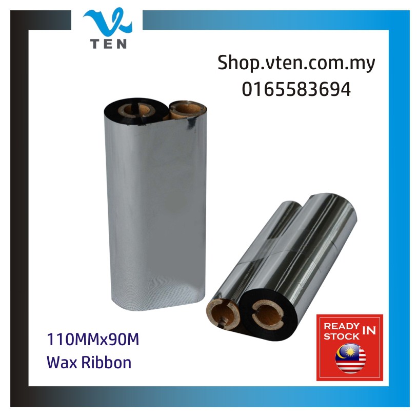 Premium Wax | 110mmx90m FO | Barcode Ribbon | Thermal Transfer Ribbon ...