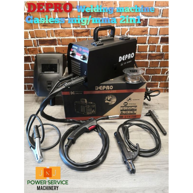 *DEPRO AMG140 GASLESS 2IN1 MIG/MMA WELDING MACHINE | Shopee Malaysia