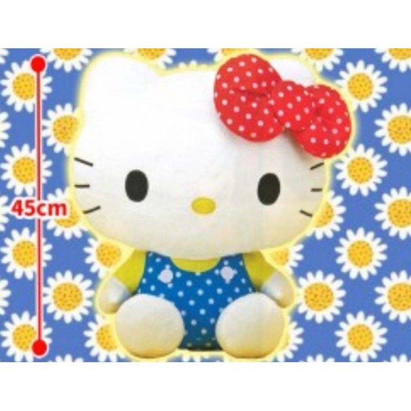 Hello Kitty - Basic White Dot Doll Giga Jumbo (45cm) | Shopee Malaysia
