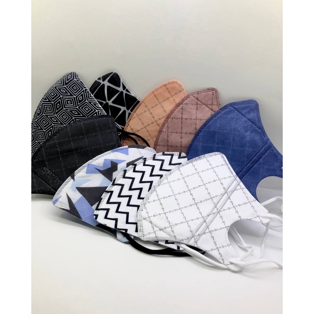 Corak Bercampur Duckbill Jenis Earloop 9 Corak 10 Pcs Facemask Orang ...