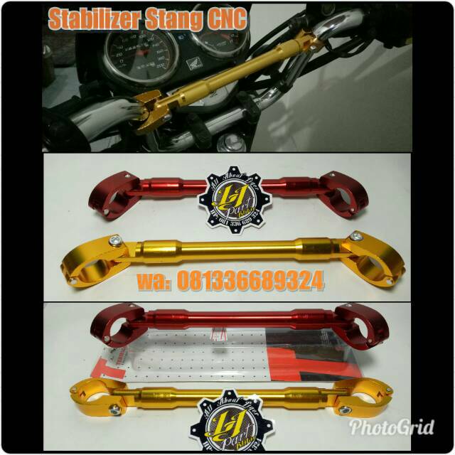 UNIVERSAL CNC STEERING HANDLEBAR STABILIZER | Shopee Malaysia