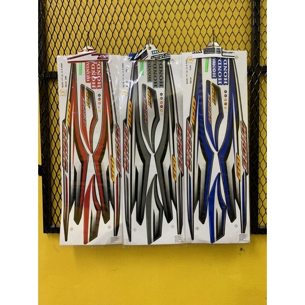 🔥🇹🇭 STICKER WAVE 100R 🇹🇭🔥 STRIPE DECAL WAVE 100S THAILAND STIKER ...