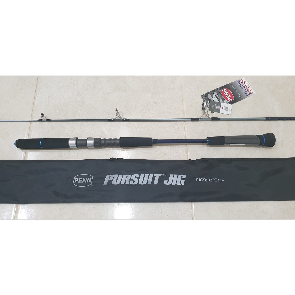 PENN PURSUIT JIG ROD PE3 # PJGS602PE3 JIGGING ROD # FAST JIG TENGGIRI ...