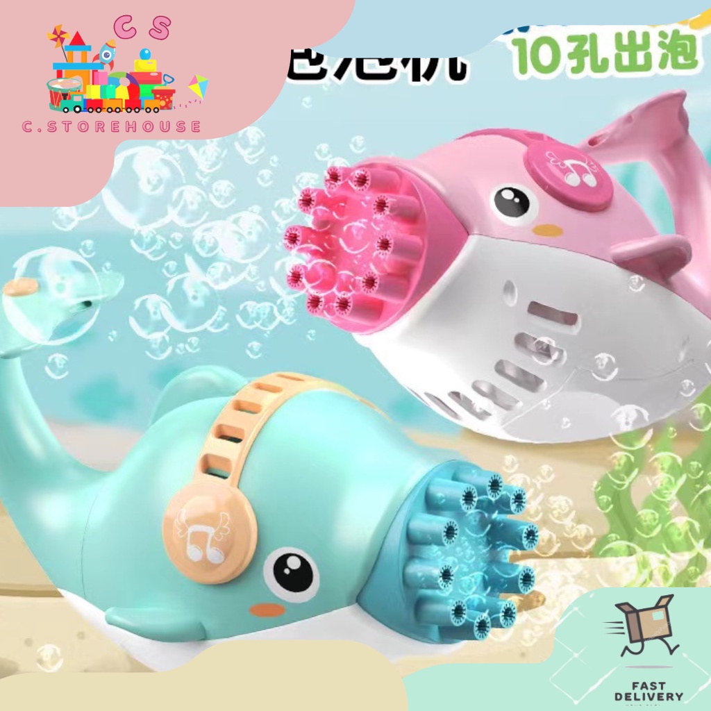 Dolphin Bubble Machine Bubble gun Gatling Bubble Gun Machine outside ...