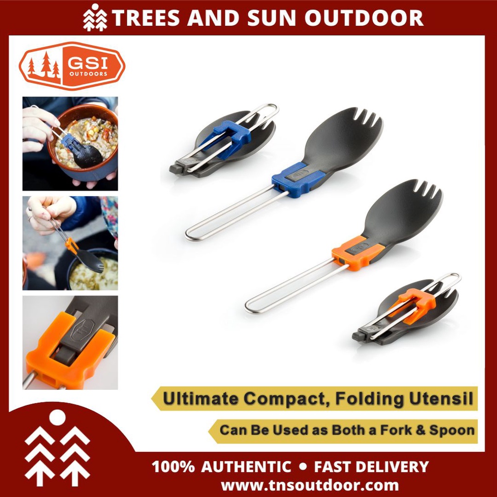 GSI Outdoors Folding Foon Ultimate Compact Folding Utensil | Shopee ...