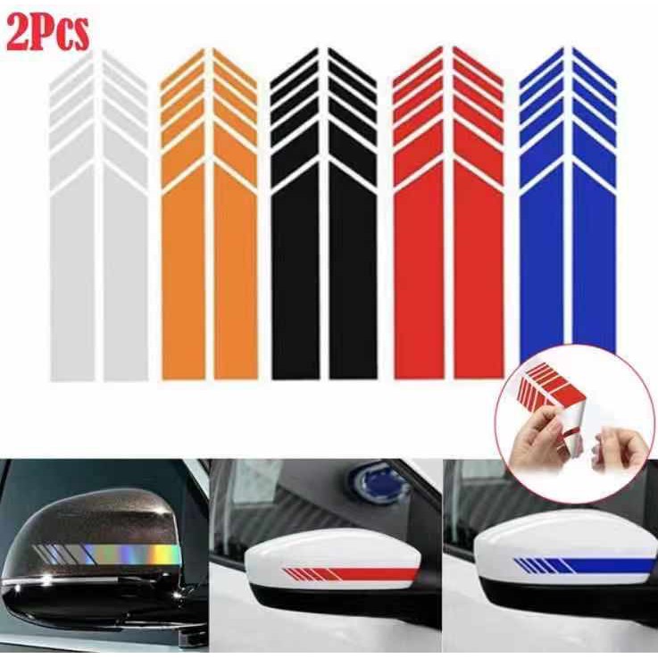 DIY Car Sticker Side Mirror Auto Body Decal Stripe Vinyl Graphic ...