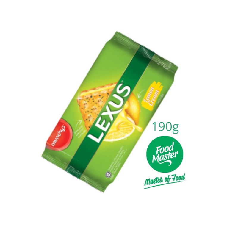 Munchy's Lexus Lemon Cream Sandwich Biscuit 190g ( Free Premium Packing ...