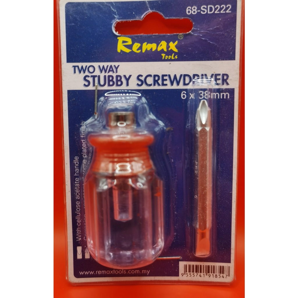 Remax Two Way Stubby Screwdriver 6x38mm | Shopee Malaysia