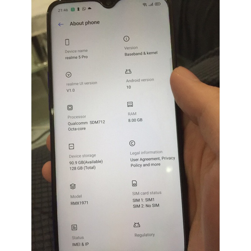 Realme 5 Pro 8/128 fullset (used) | Shopee Malaysia