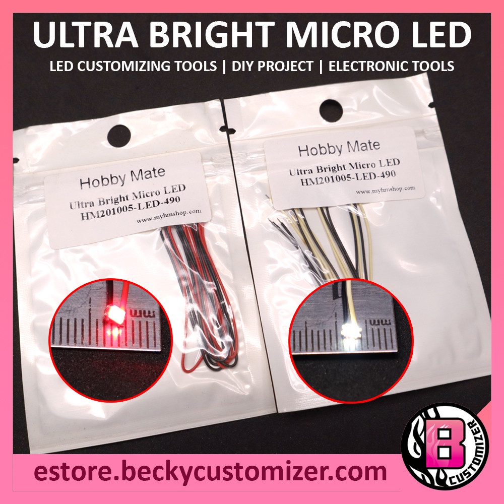 Micro LED / Super Bright LED / 3mm SMD LED (2 Pcs) | Shopee Malaysia
