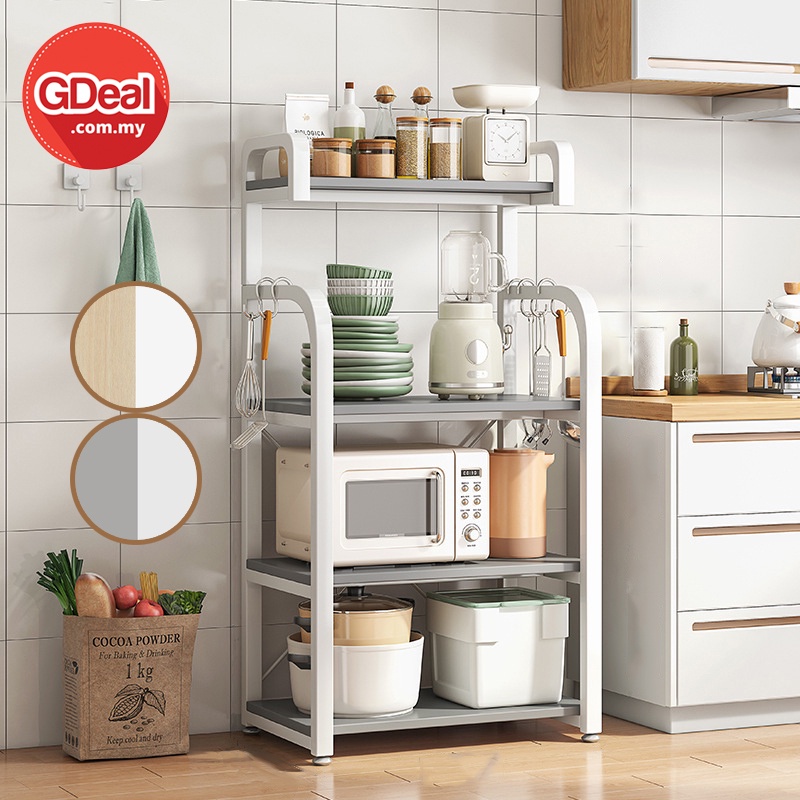 GDeal 4 Layers Kitchen Storage Rack Floor To Ceiling Multilayer Storage ...