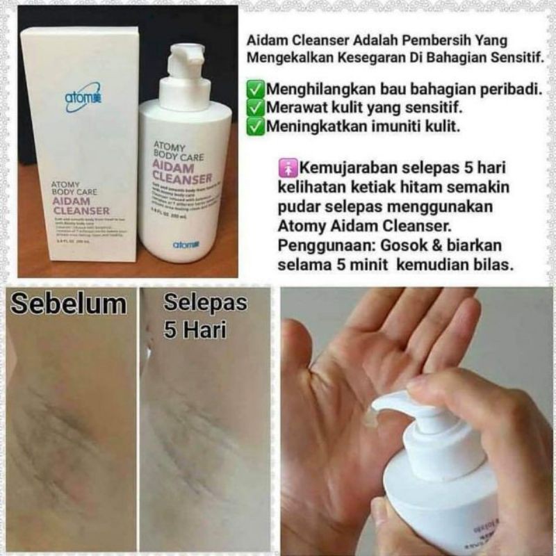 ATOMY AIDAM CLEANSER | Shopee Malaysia