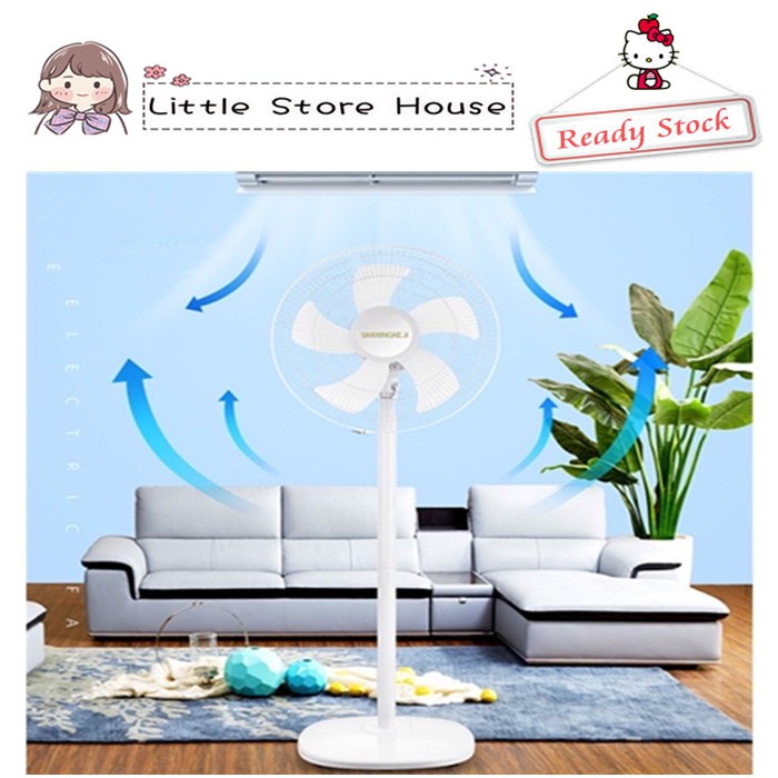 Stand Fan 16inchi With Remote Control (3 Speed Settings) | Shopee Malaysia