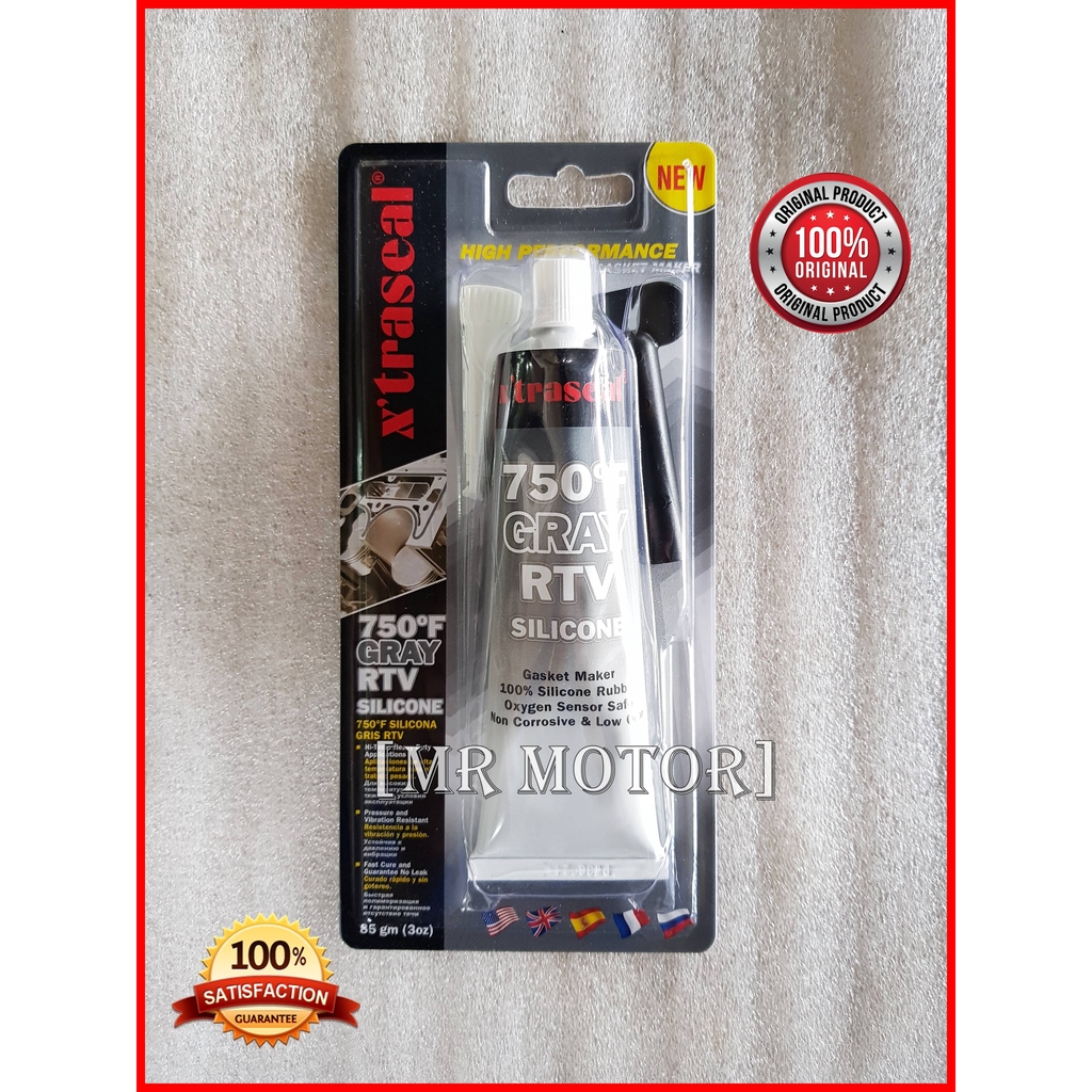 Gam Gasket Xtraseal 85gm 750 F Gray RTV Silicone High Temp (100% ...