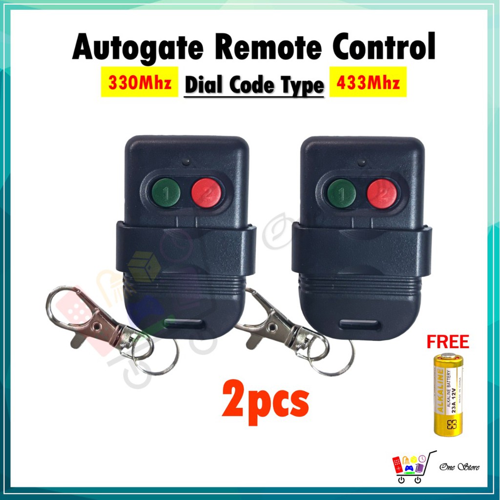 [2pcs] Autogate door remote control SMC5326 330Mhz 433Mhz Auto gate ...