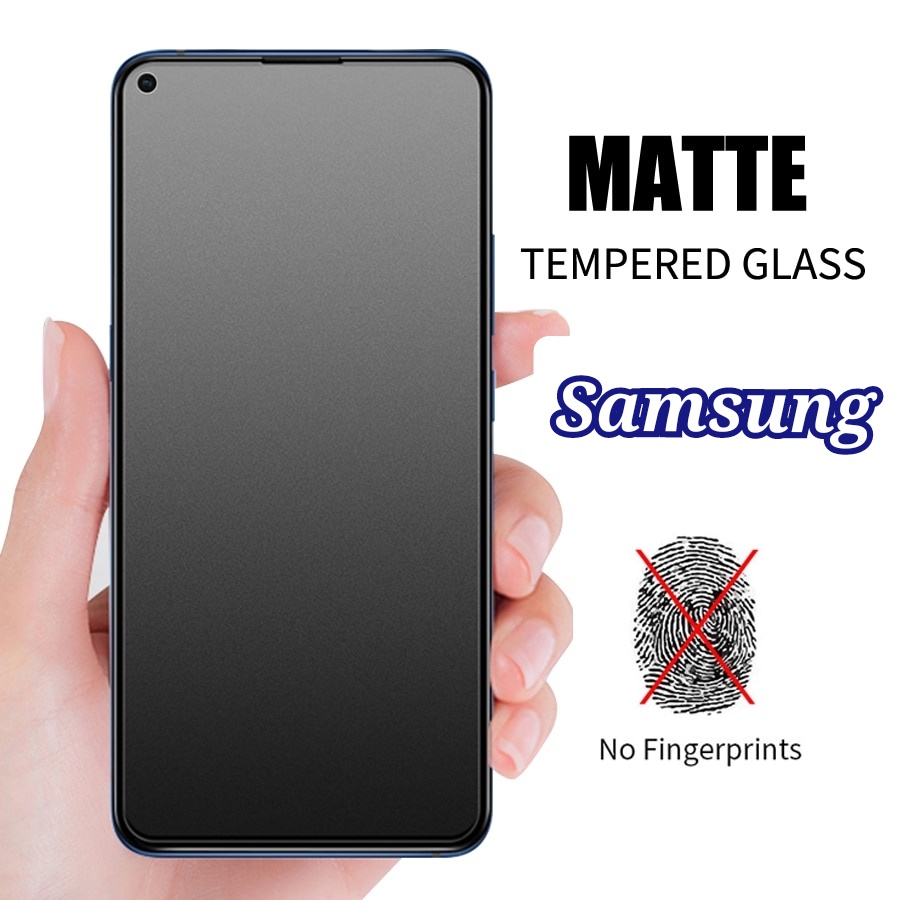 SAMSUNG FULL MATTE TEMPERED GLASS A06 A16 A05S A14 A04S A10 A20 A30 A50 A70 A12 A02S A03S A31 ...