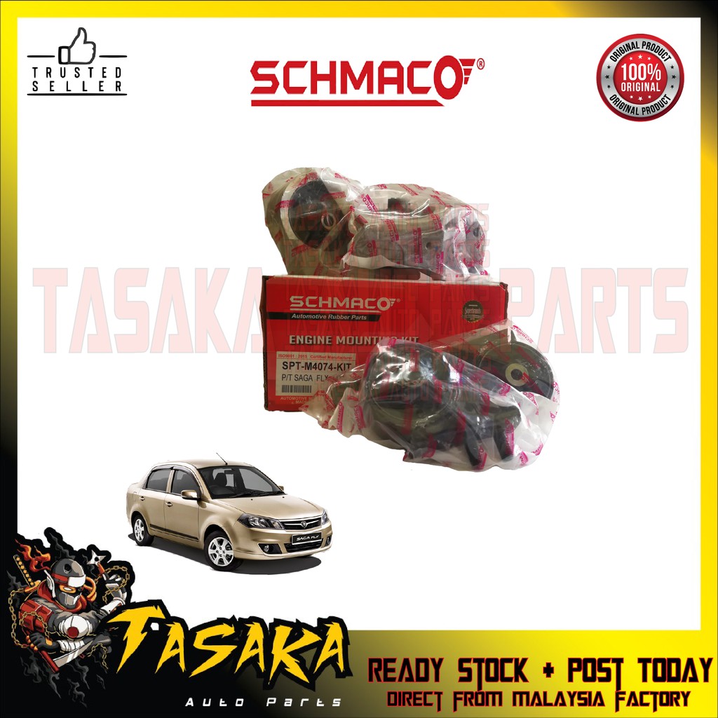 SCHMACO AUTOMOTIVE CAR ENGINE PARTS CAR ENGINE MOUNTING SET PROTON SAGA ...