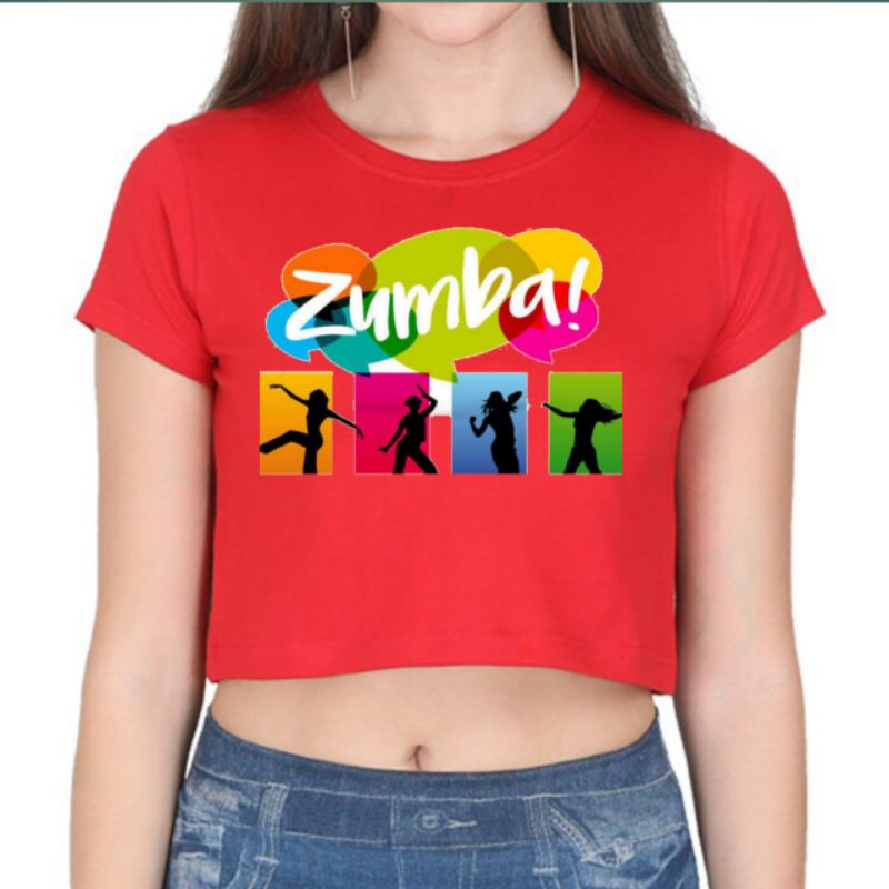 MERAH N2-kroptop RED ZUMBA AND AEROBIC | Shopee Malaysia