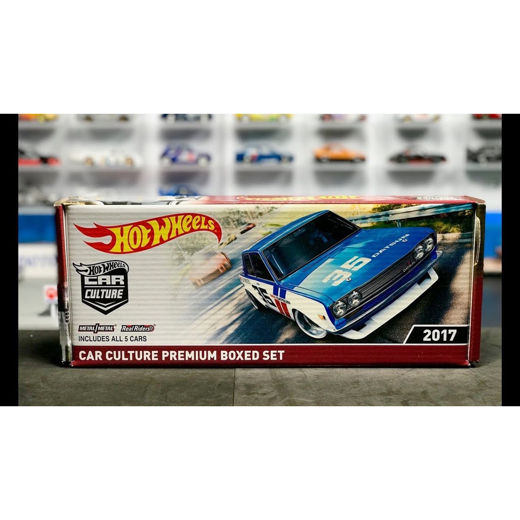 Hot Wheels Car Culture Premium Boxed Set (Datsun, Camaro, Mooneyes ...