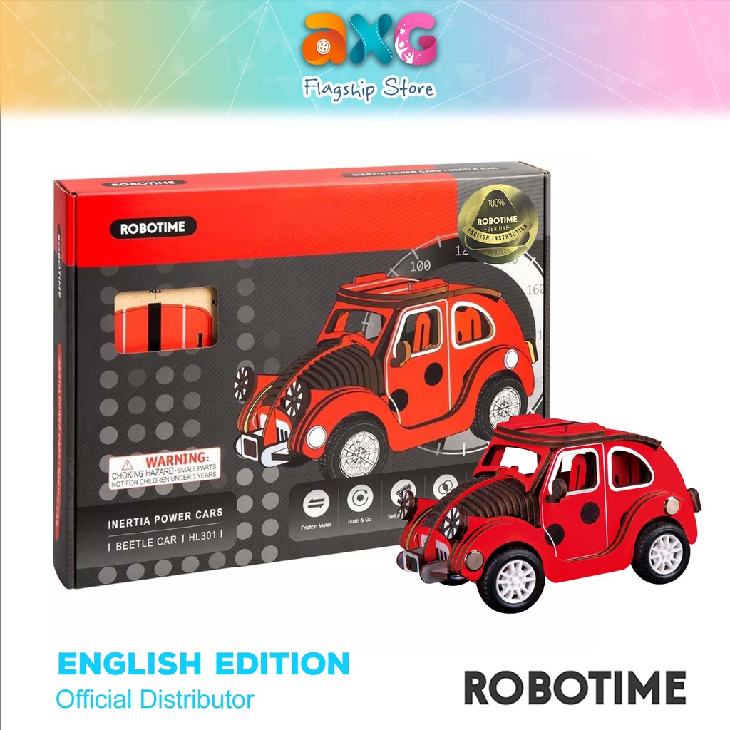 RAYA SALES | Robotime Rokr 3D Wooden Movable Beetle Car Puzzle HL301 ...