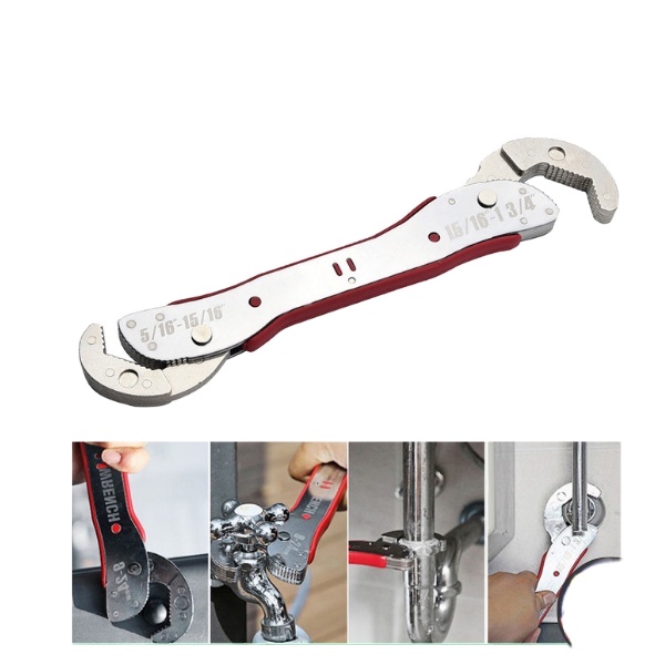 Universal Pipe Home Tool 9-45mm Adjustable Magic Wrench Multi-function Universal Spanner ...