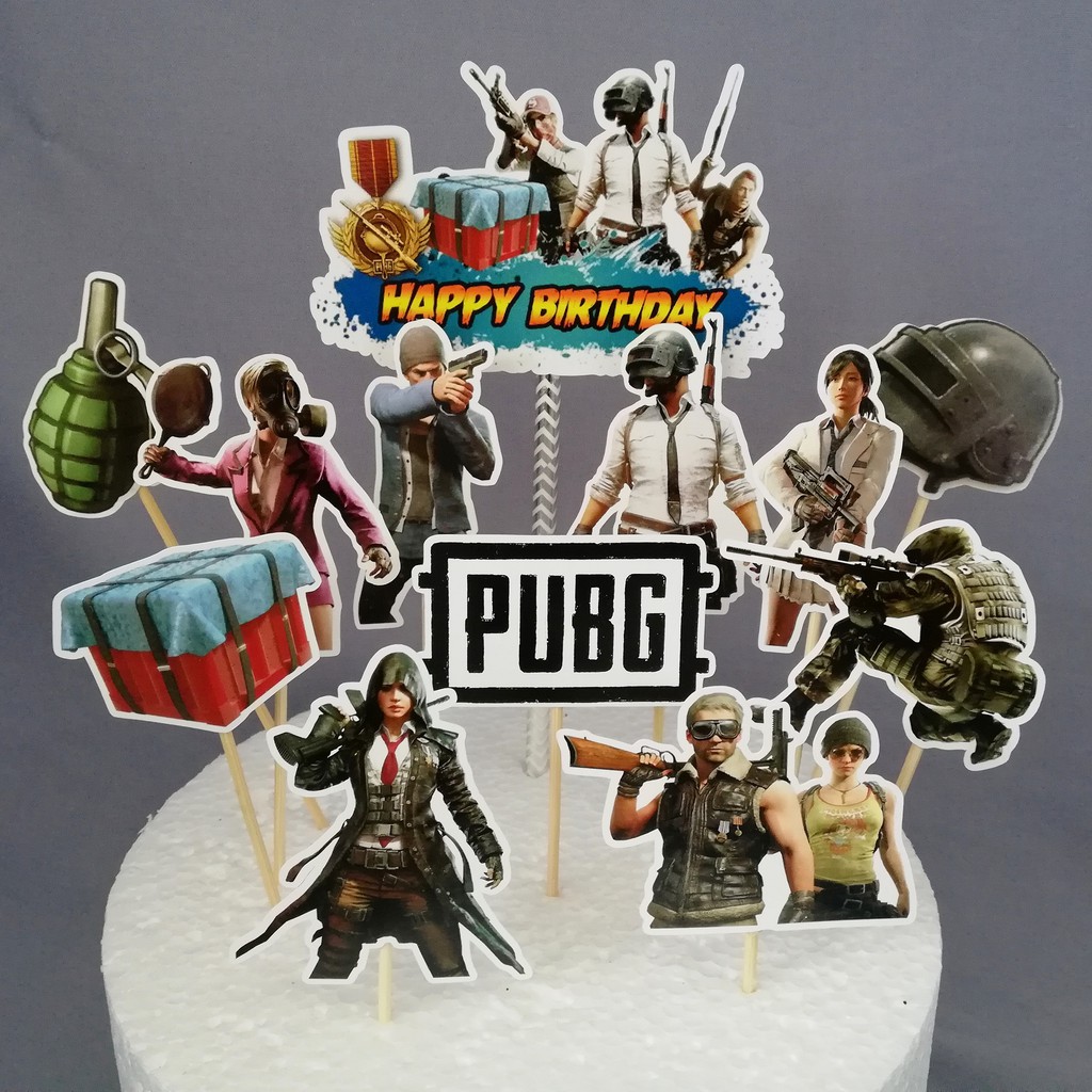 Cake Topper Pubg (For Cake Decoration) | Shopee Malaysia