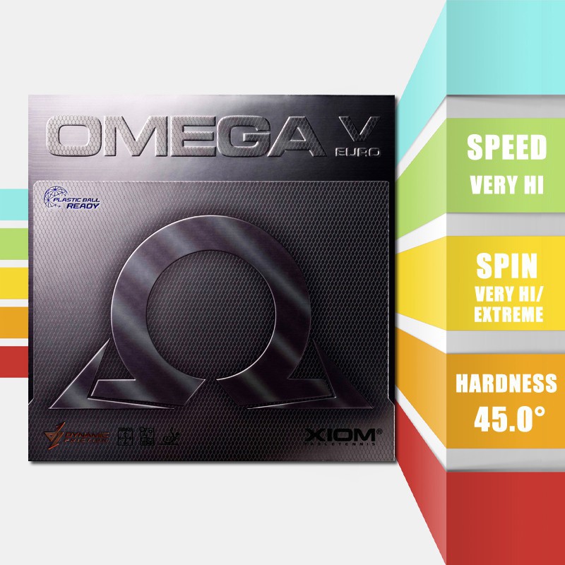 Xiom Omega 5 Euro DF Table Tennis Rubber | Shopee Malaysia