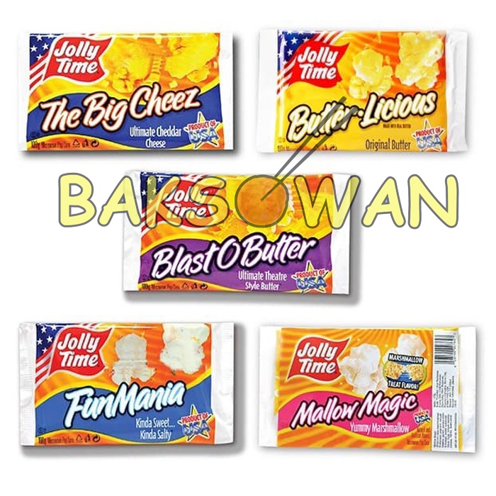 Jolly Time Popcorn ALL Variants | Shopee Malaysia